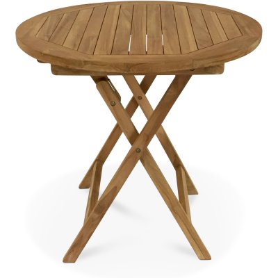 Grunnebo vikbart runt matbord 80 cm - Teak - 3495 kr - Utematbord ...