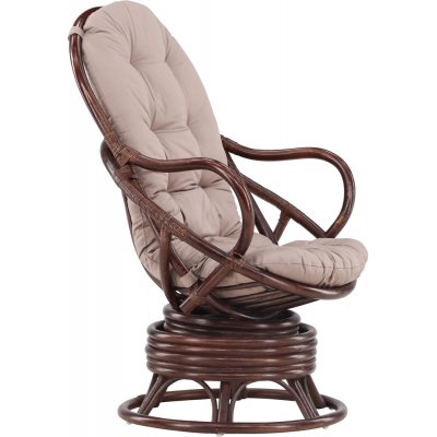 Schommelfauteuil - Donker notenhout - €449.99 - Loungefauteuils ...