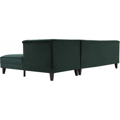 Canapé avec divan en velours vert - Bellas - Canapés avec divan ...