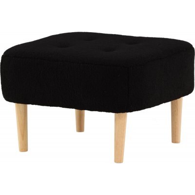 Salina sittpuff - Svart - Kampanj -21% - 940 kr - Sittpuffar - Trendrum.se