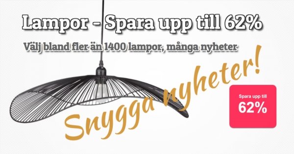Lampor - Köp online | Trendrum.se