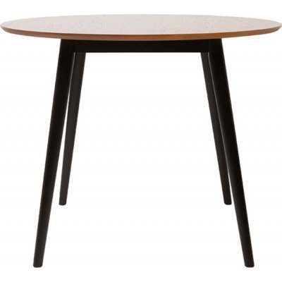 Kelia matbord med rundade ben Ø100 cm - Lärk/svart - 4090 kr - Runda ...